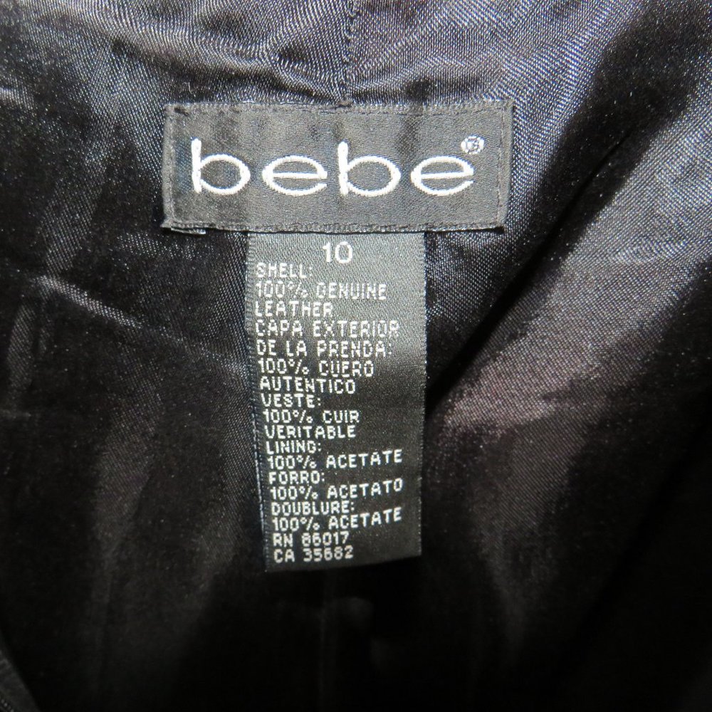 Bebe Leather Pants - Gem